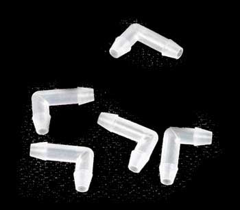 FITTING:LONG MALE RIGHT ANGLE, (10/pk)-Diatec Canada