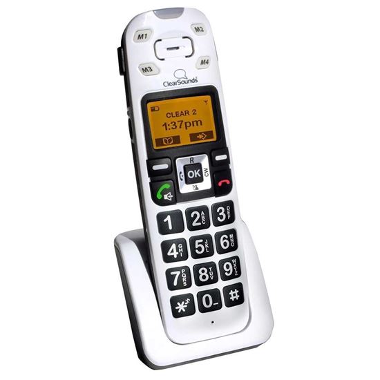 CLEARSOUNDS A500E CORDLESS EXPANDABLE HANDSET-Diatec Canada
